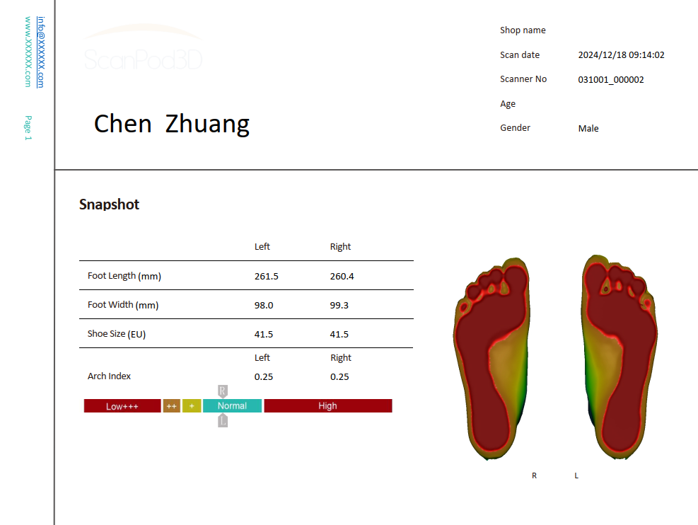 ScanPod3D 3D Laser Foot Scanner | Orthotic Insole CAD & CAM ...